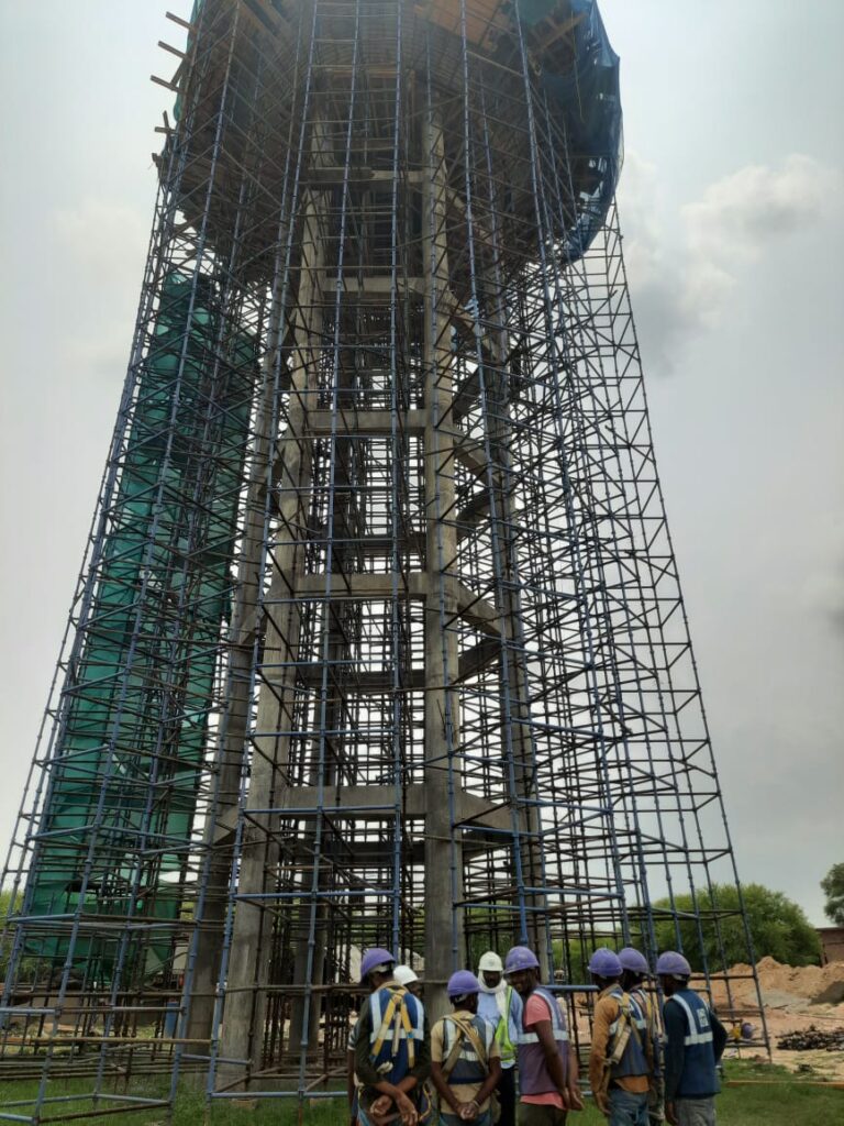 Erected Scaffold System | Formwork Shuttering and Scaffolding on Rent ...